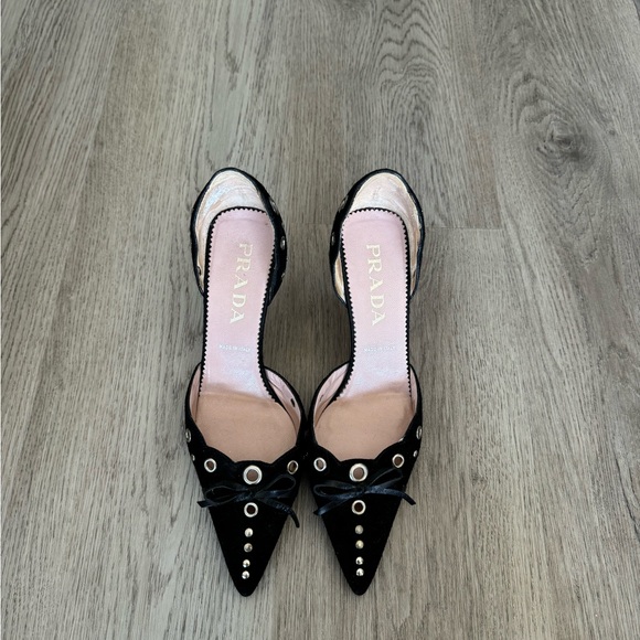 Prada | Shoes | Vintage Prada Kitten Heels | Poshmark